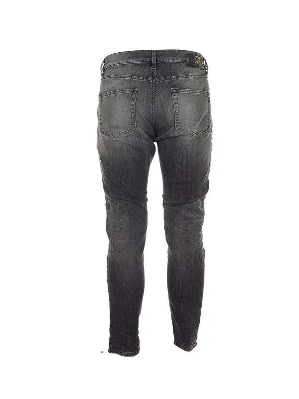 DIESEL® Slim Distressed Jeans - Black