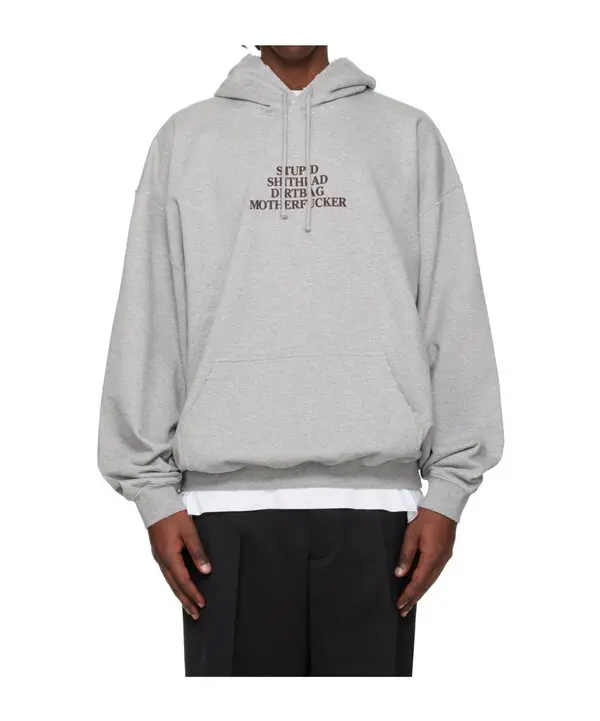 Vetements Mf Long-sleeved Hooded Sweatshirt