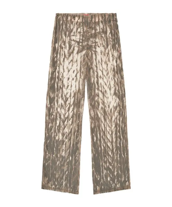 DIESEL® Cable-print Tulle Trousers