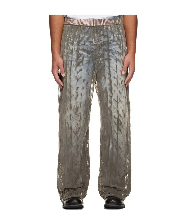 DIESEL® Cable-print Tulle Trousers