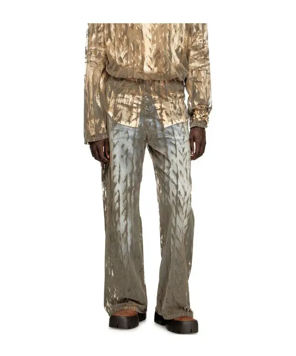 DIESEL® Cable-print Tulle Trousers