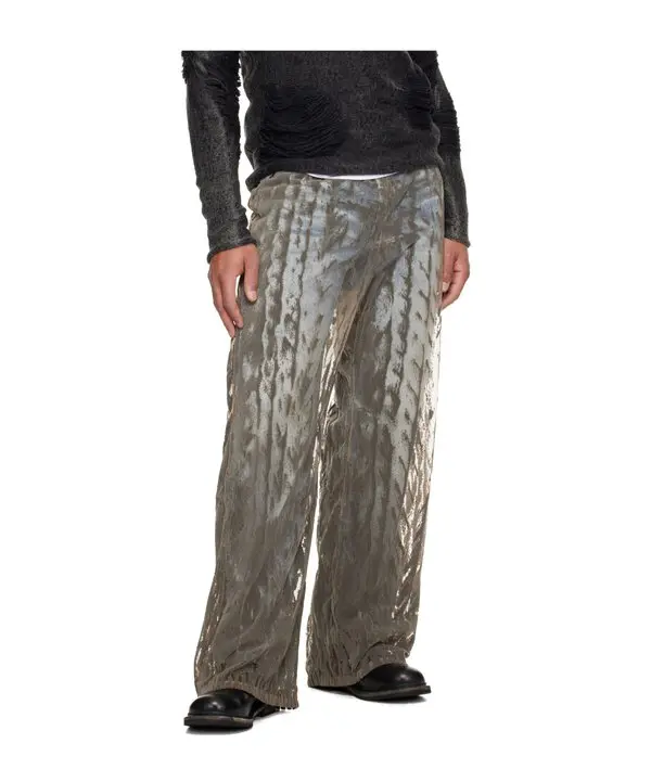 DIESEL® Cable-print Tulle Trousers