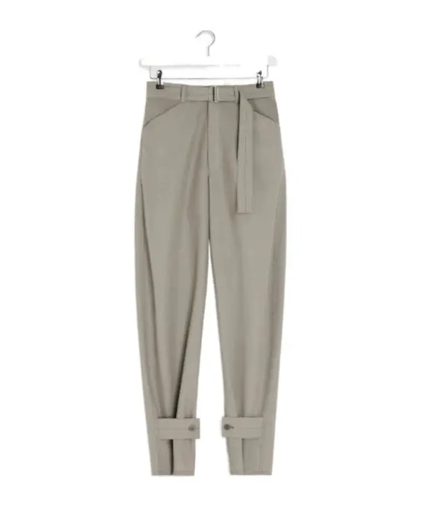 LEMAIRE Curved Tailored Pants - Light Taupe
