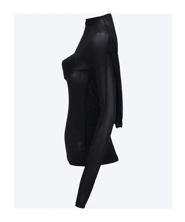 JEAN PAUL GAULTIER Covered Cup Ruched Top