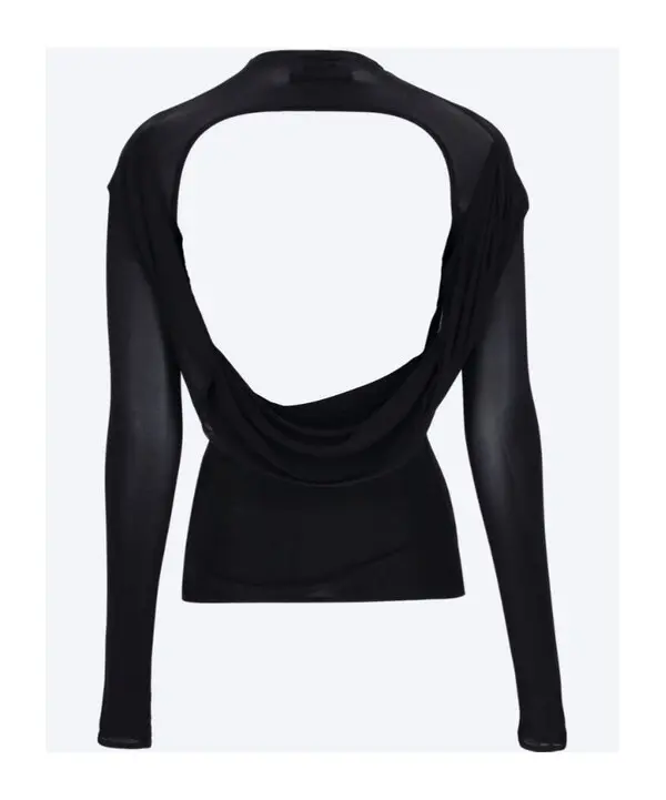 JEAN PAUL GAULTIER Covered Cup Ruched Top