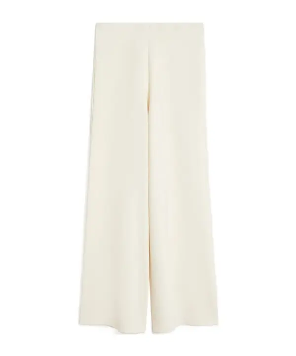 Max Mara Wide-leg Palazzo Pants - Ivory White