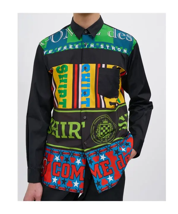Comme Des Garçons Printed Pattern Shirt