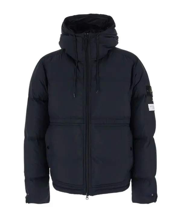 Stone Island Drawstring Hooded Puffer Jacket