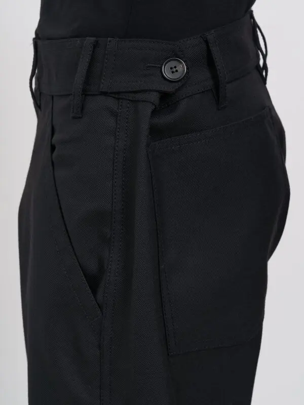 Comme Des Garçons Ruffled Casual Pants