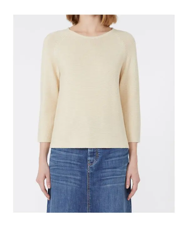 Max Mara Relaxed Fit Knitted Jumper - Ivory