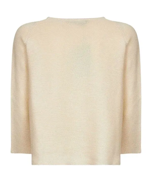 Max Mara Relaxed Fit Knitted Jumper - Ivory