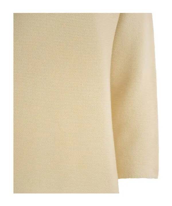 Max Mara Relaxed Fit Knitted Jumper - Ivory