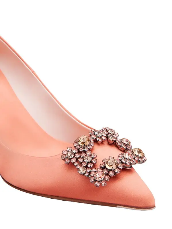 ROGER VIVIER Embellished Stiletto Pumps - Pink