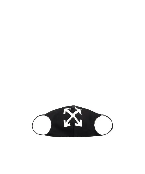 Off-White Arrows Print Face Mask - Black