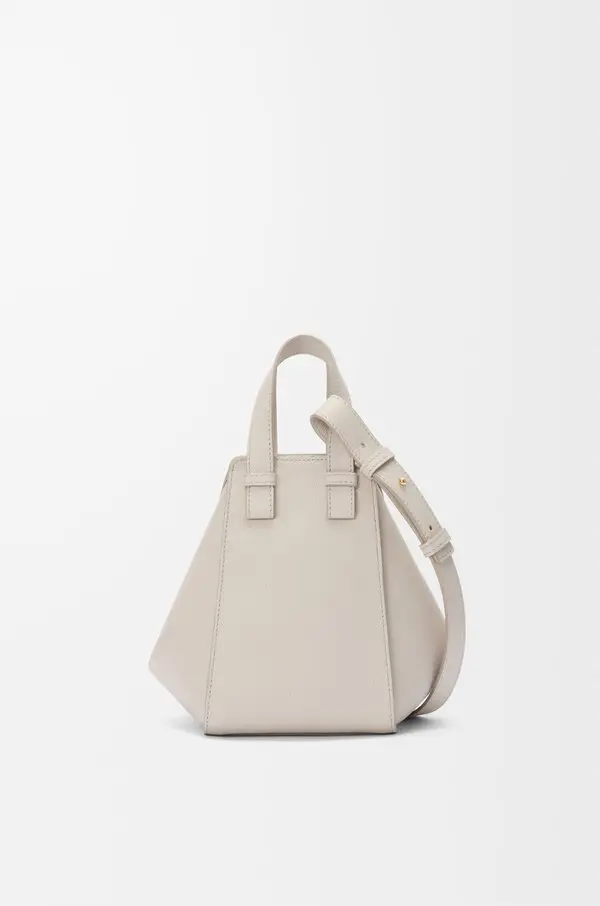 Loewe Compact Hammock Bag In Soft Grained Calfskin - Ghost Of Light