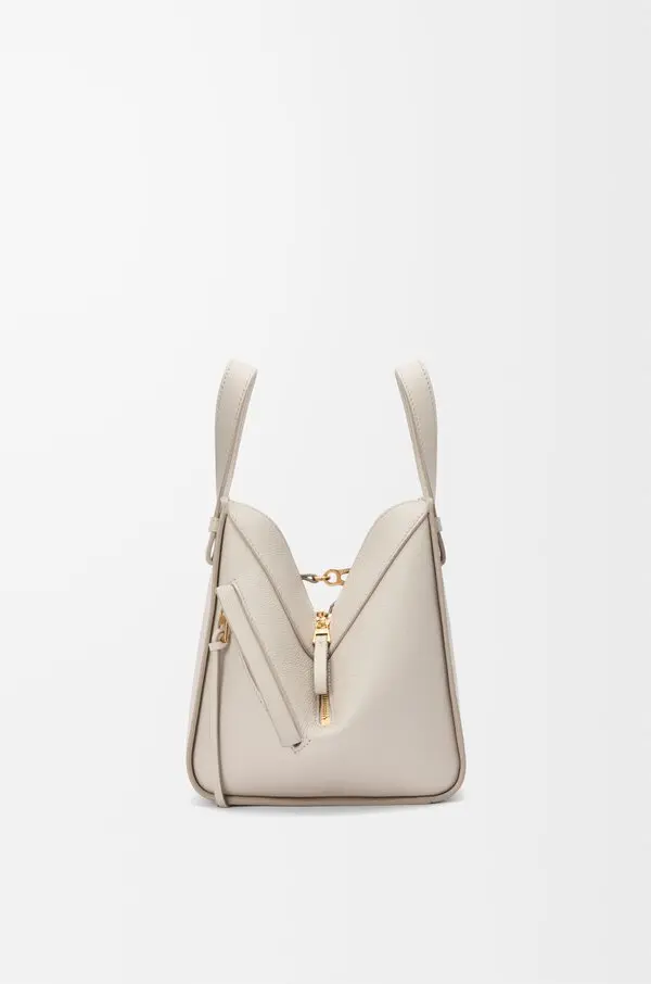 Loewe Compact Hammock Bag In Soft Grained Calfskin - Ghost Of Light