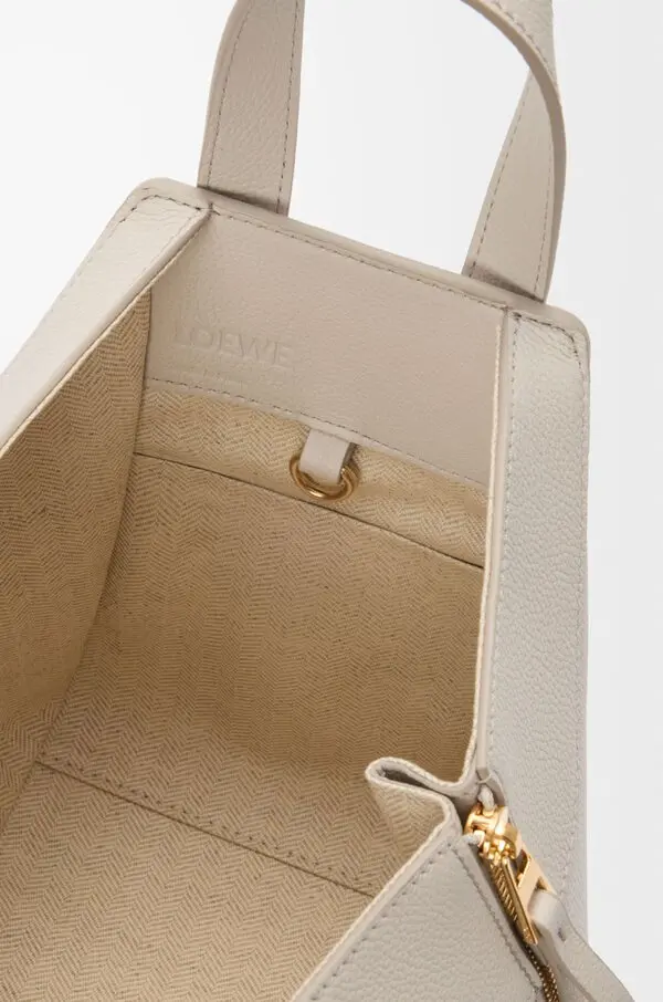 Loewe Compact Hammock Bag In Soft Grained Calfskin - Ghost Of Light