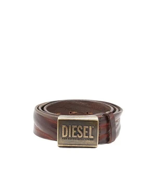 DIESEL® B-metal Belt - Brown