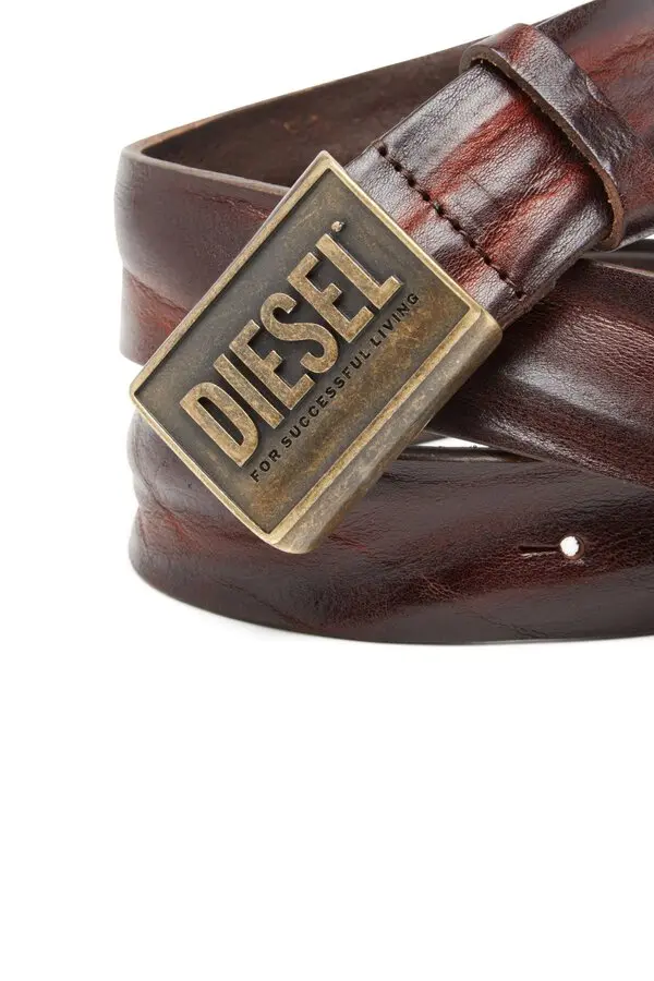 DIESEL® B-metal Belt - Brown