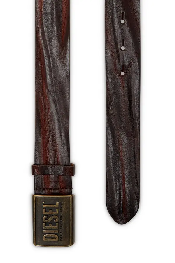 DIESEL® B-metal Belt - Brown