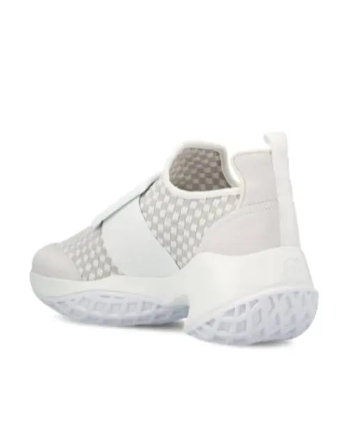 ROGER VIVIER Viv Run Round Toe Sneakers - White