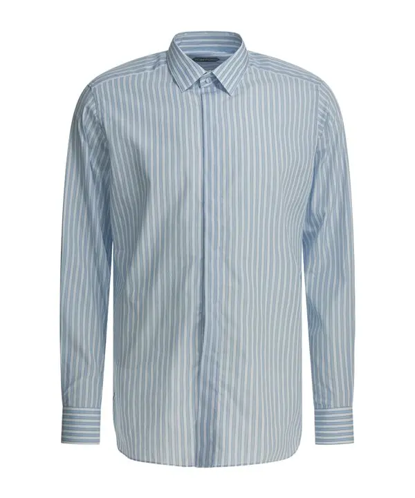 TOM FORD Long Sleeve Striped Shirt