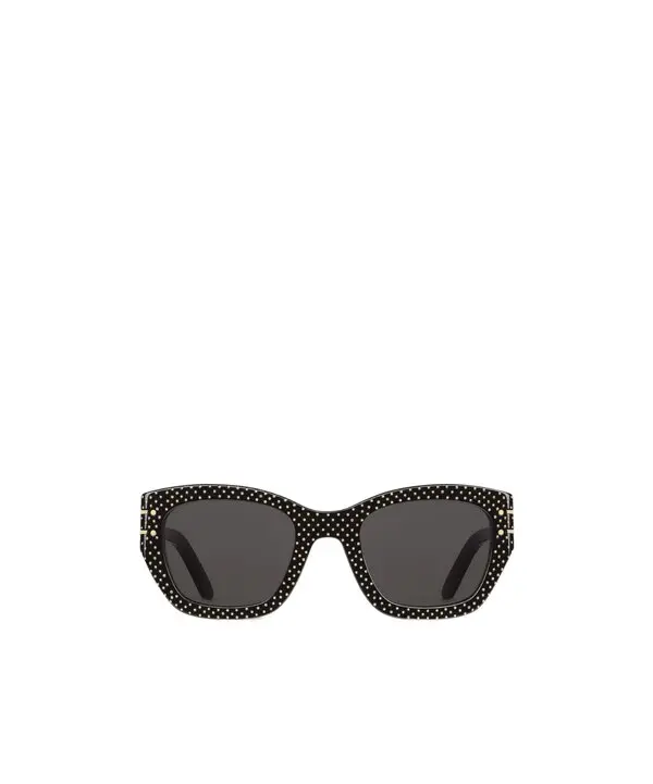 Dior Studded Cat Eye Sunglasses - Black