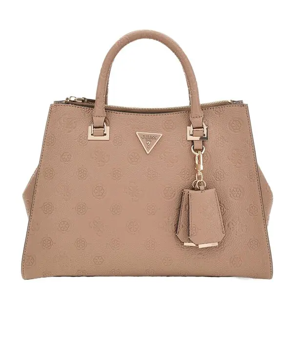 Guess Logo Handbag - Nude