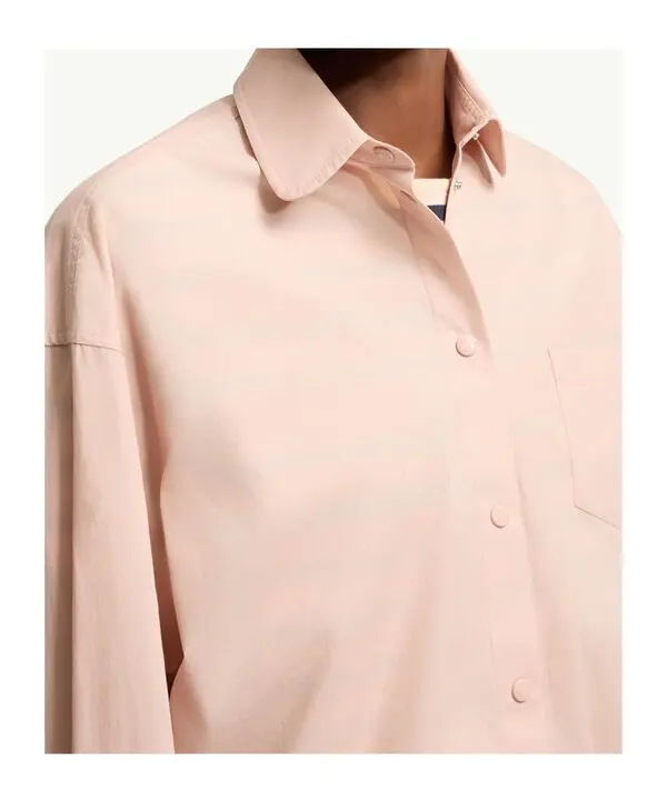 Moncler Poplin Drawstring Hem Shirt