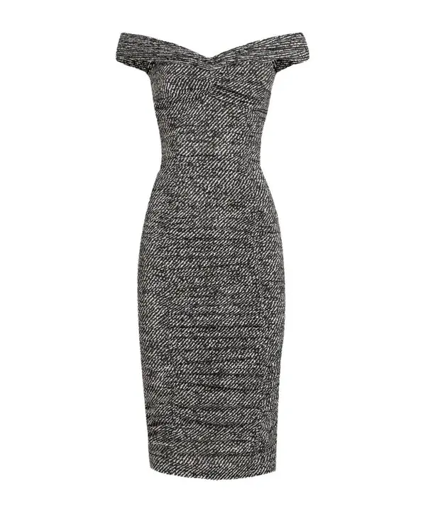 Dolce & Gabbana Sleeveless Draped Fitted Dress