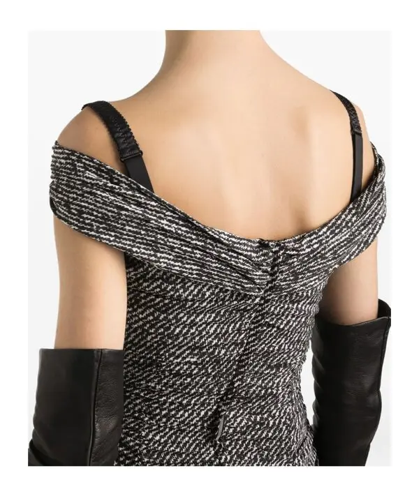 Dolce & Gabbana Sleeveless Draped Fitted Dress
