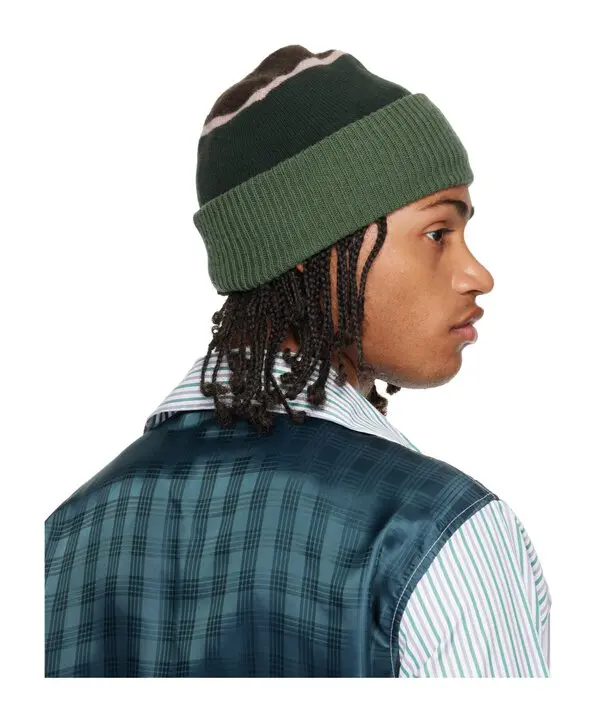 EDWARD CUMING Wool Blend Knit Beanie
