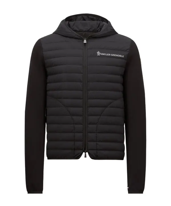 Moncler Padded Hooded Jacket - Black