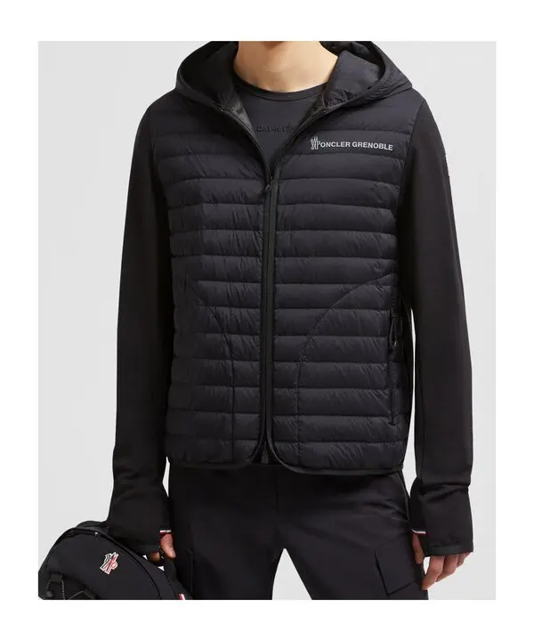 Moncler Padded Hooded Jacket - Black