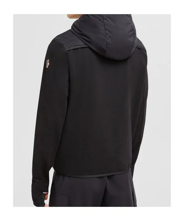 Moncler Padded Hooded Jacket - Black