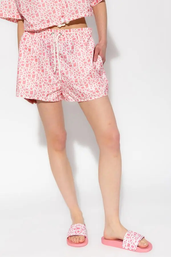 Moncler Printed Shorts With Elastic Waist