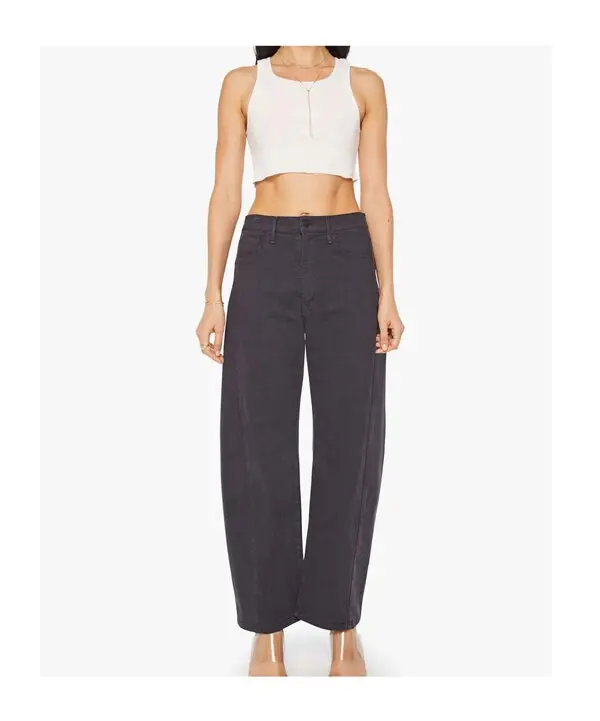 MOTHER Jeans With Belt Loops And Wide Leg