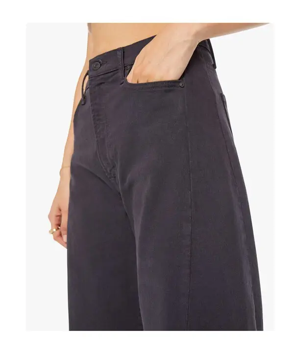 MOTHER Jeans With Belt Loops And Wide Leg