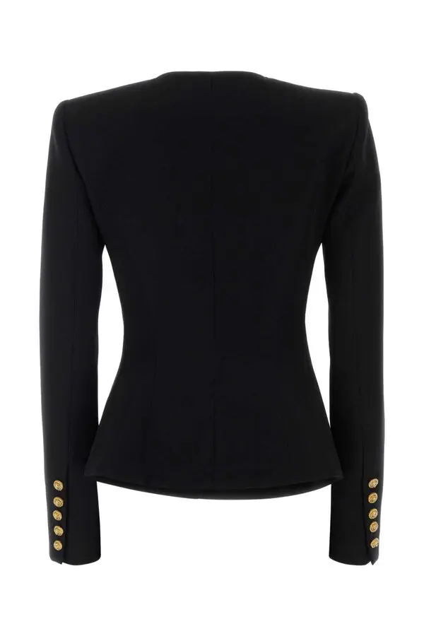 Balmain Peplum Hem Single-breasted Jacket