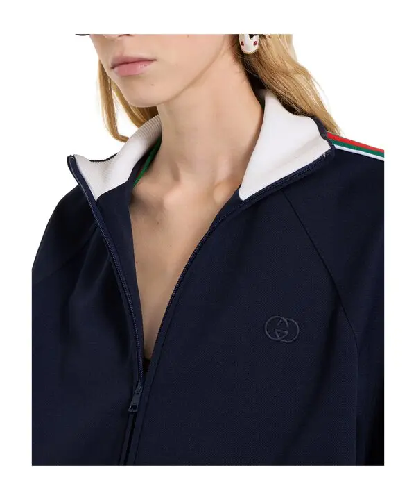 Gucci Zip-up Sweatshirt With Collared Neckline - No