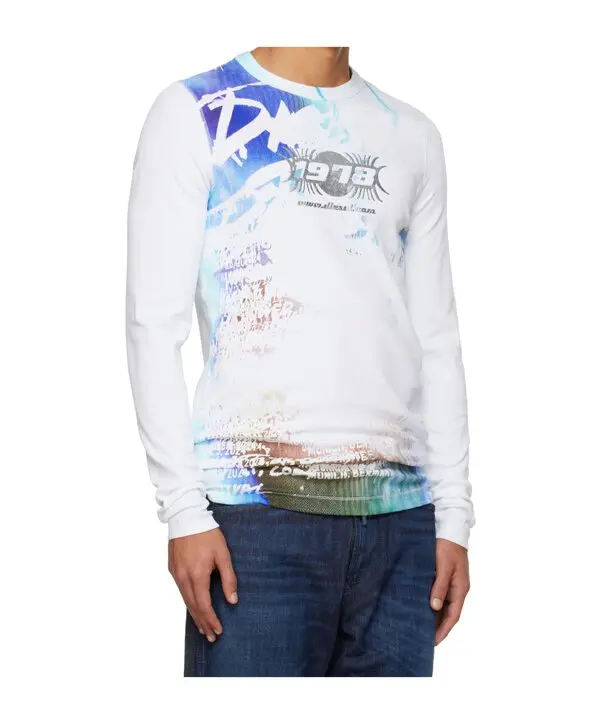 DIESEL® Long Sleeved Crewneck T-shirt