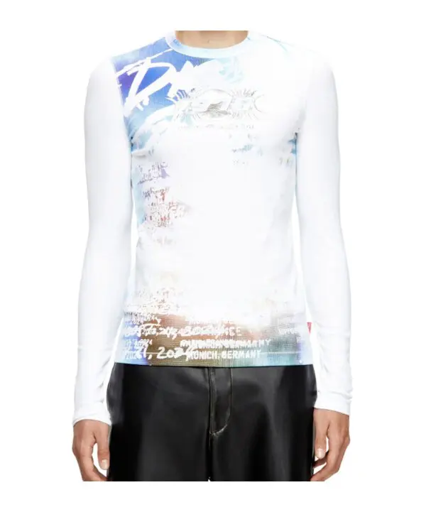 DIESEL® Long Sleeved Crewneck T-shirt