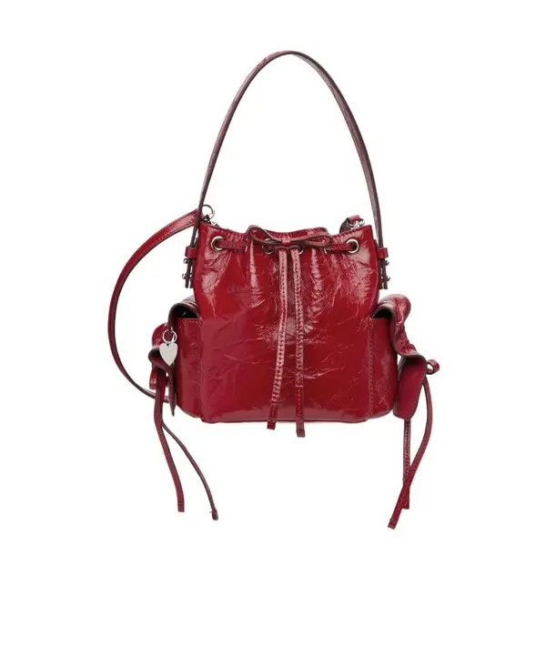 Acne Studios Multi-pocket Shoulder Bag - Red