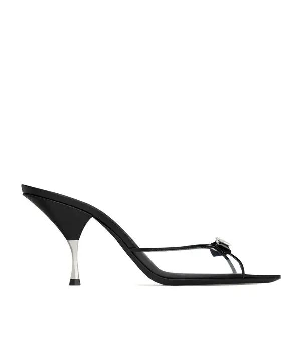 Saint Laurent Jerry Logo Embellished Mules