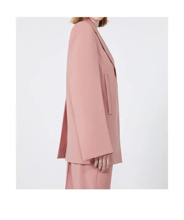 Sportmax Esule Straight-hem Blazer - Simple Pink