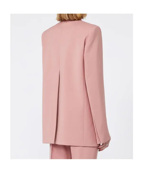 Sportmax Esule Straight-hem Blazer - Simple Pink