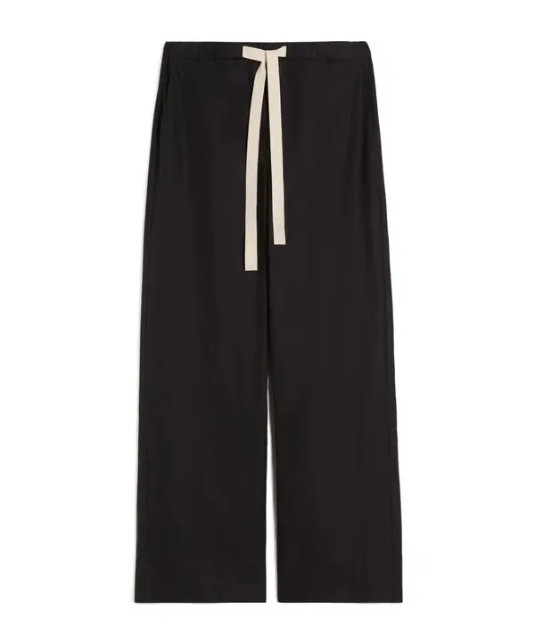 Max Mara Cropped Pants - Black