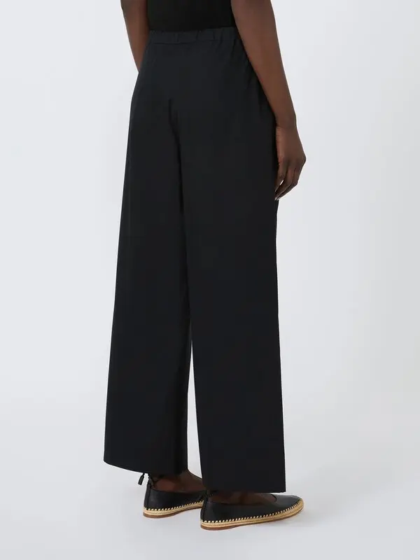 Max Mara Cropped Pants - Black