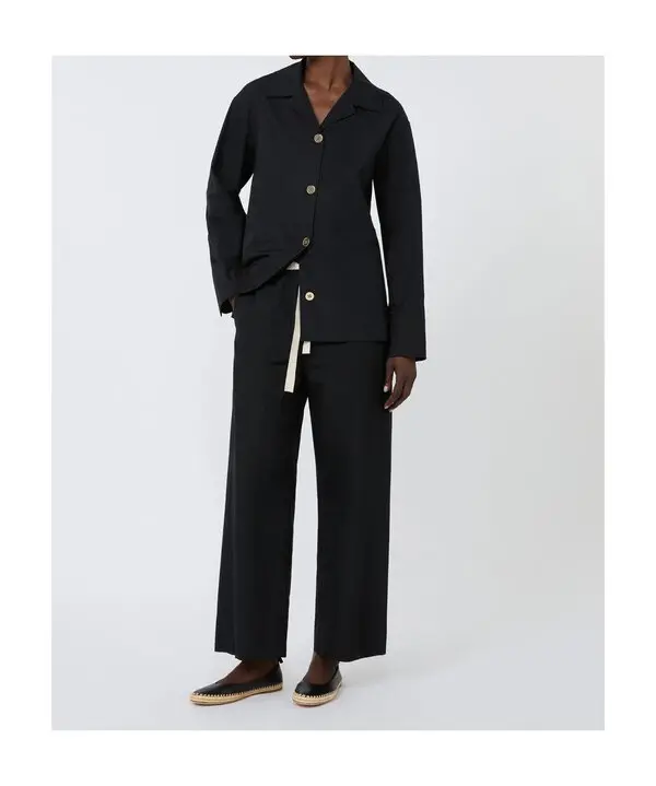 Max Mara Cropped Pants - Black