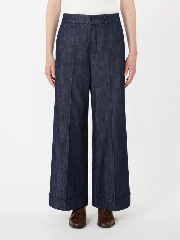 Max Mara Wide Leg Denim Jeans